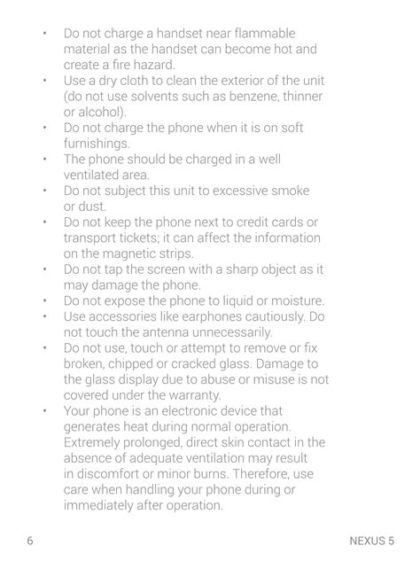 Manual LG Nexus Android Device Guides