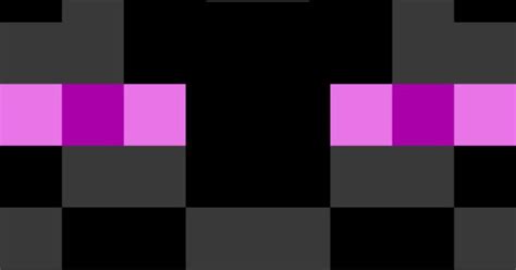 Minecraft Enderman Face Pixel Art