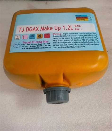 Tj Black Industrial Inkjet Printer Makeup Packaging Size 1200ml