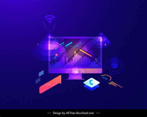 Information Technology Background Designs