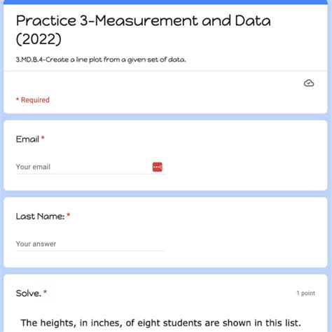 Mathematics Standardized Test Practice 3 Measurement And Data 2022