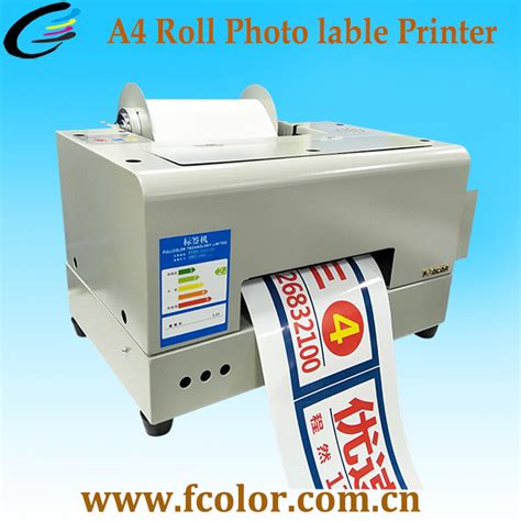 Inkjet Roll Label Printing Machine For Color Sticker Printer And Inkjet Label Printing