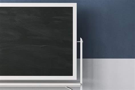 Premium Photo Contemporary Classroom With Empty Chalkboard