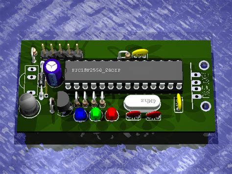 PIC18F2550 USB HID IR Multimedia Control Board Dangerous Prototypes