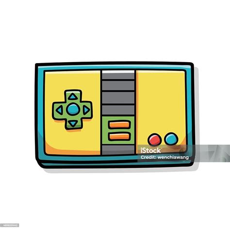 Game Controller Doodle Stock Illustration Download Image Now Brand Name Video Game Computer