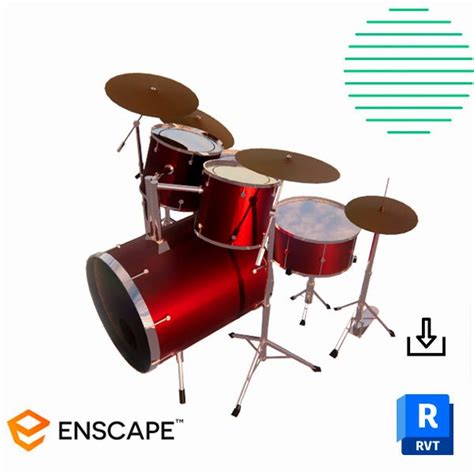 Revit Drum Musical Instrument Bimshares