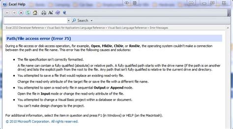 Topic Excel 2010 Visual Basic Error On Closing Excel AskWoody