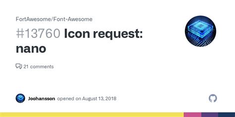 Icon Request Nano · Issue 13760 · Fortawesomefont Awesome · Github