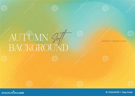 Pastel Gradient In Blue Orange Yellow Green Color Background Mesh Soft Background With