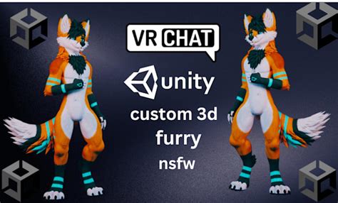 Create Custom Vrchat Avatar Furry Avatar Nsfw Fursona Vseeface Ffix