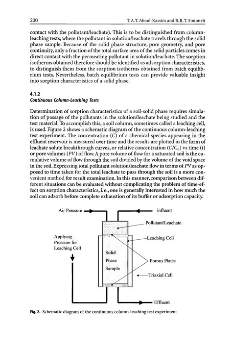 Column Leaching Test Big Chemical Encyclopedia