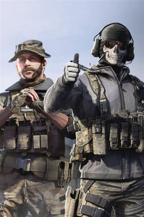 Captain Price and Ghost Call of Duty Mobile Wallpaper Zırh
