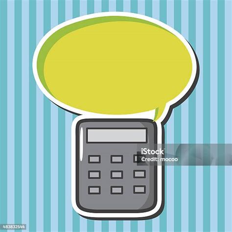 Calculator Theme Elements Stock Illustration Download Image Now 2015 Balance Business Istock