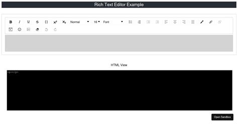 React Draft Wysiwyg Examples Codesandbox
