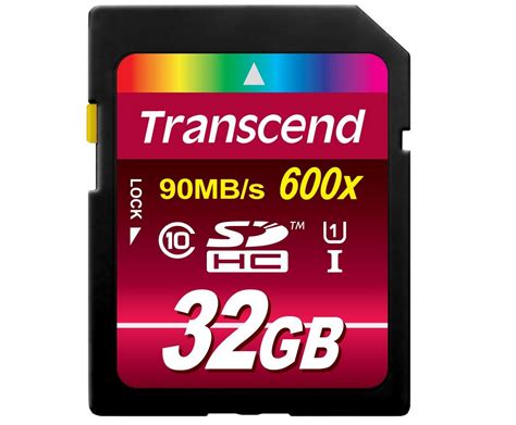 Transcend Ultimate-Speed SDHC Class 10 UHS-1 32GB Speicherkarte (bis ...