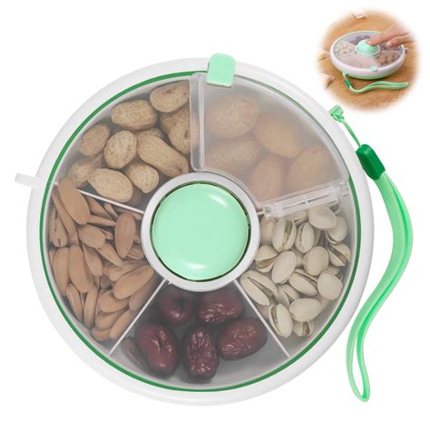 Hejo Snack Spinner Runde Snackbox Kinder Rotierender Snack Organizer