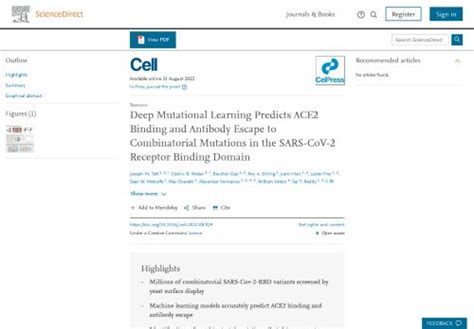 Deep Mutational Learning Predicts Ace2 Binding And Antibody Escape To