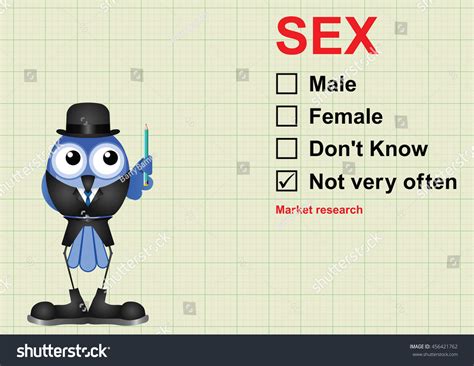 Sex Market Research Questionnaire On Graph 库存插图 Shutterstock