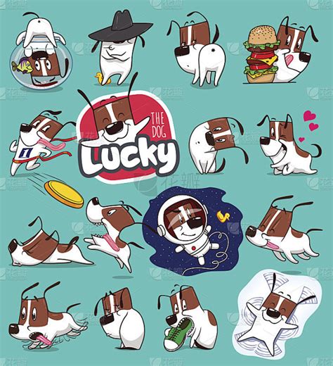 卡通狗表情符号