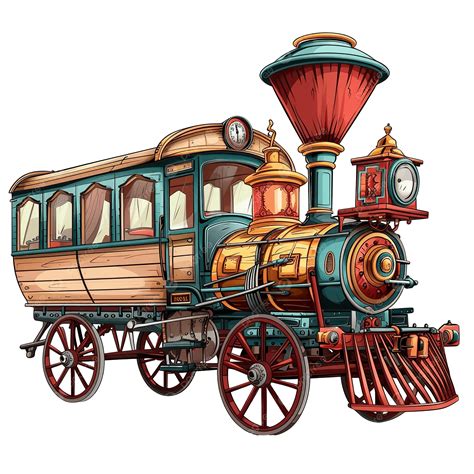 Old Wild West Steam Train