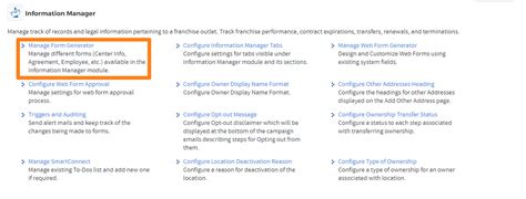 How To Create A Custom Tab In Info Manager Franconnect Inc