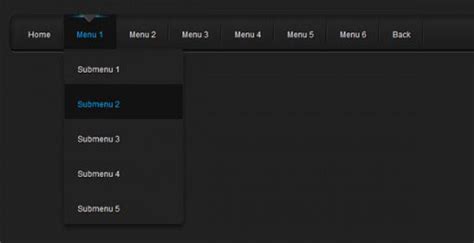 html5 canvas navigation menu with fire script tutorials