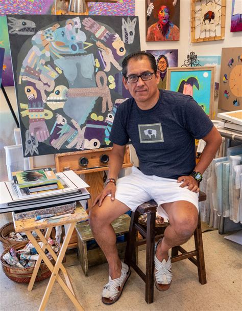 Demonstrating Artist Arturo Garcia Denver Art Museum