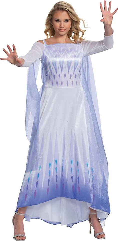 Elsa Sea Deluxe Kostym För Kvinnor Fruugo Se