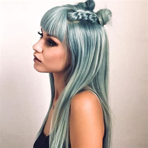 23 Hairstyles Of Space Buns With Braids Braid Hairstyles
