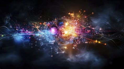 Quantum Computing Revolution Floating Algorithms In Abstract Digital
