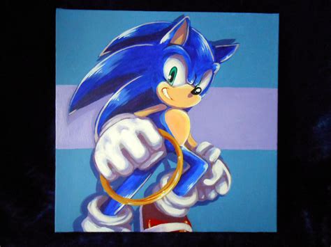Sonic The Hedgehog Canvas By F Sonic On Deviantart