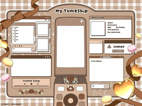 ♥free My Yumeship Template In 7 Colour♥ Alicedoll 11 On Tumblr