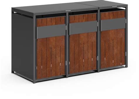 Tuinchamp Container Berging Roest 3 Containers Kliko Ombouw Bol
