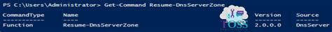 Resume Dnsserverzone Powershell Cmdlets Toss