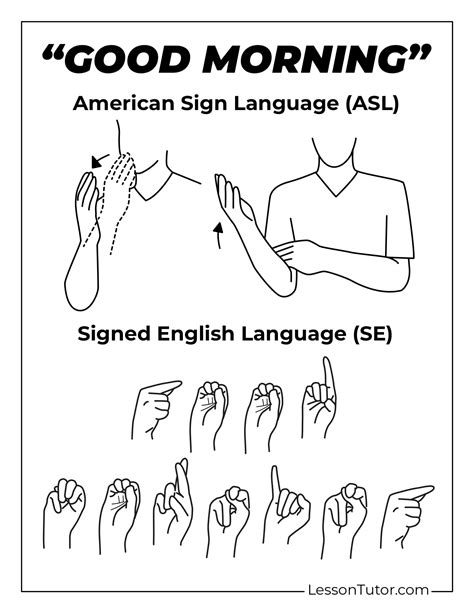 Good Morning American Sign Language