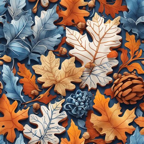 Colorful Pattern With Leaves Thin Outline Art Of A Cute Color Vector Premium Ai Generated Image