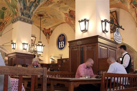 Inside Hofbrauhaus Munich Editorial Stock Image Image Of Drinking