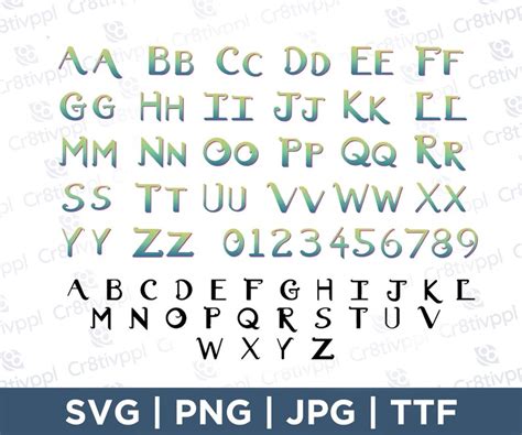 Encanto Font Svg Encanto Font Ttf Encanto Letters Svg Etsy Uk