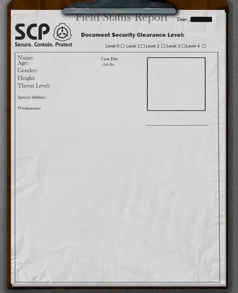 Scp Printable Documents