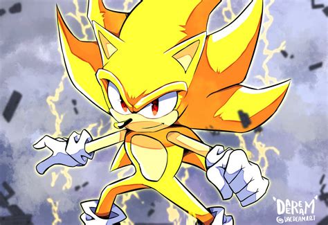 Supersonic Sonic X Frame Redraw By Deaream On Deviantart