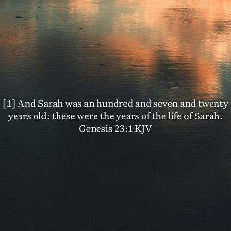 Genesis 231 Daily Devotional And Meaning Sarahs 127 Years Biblical