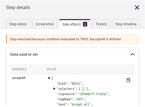 how to click on an element based on a condition virtuoso