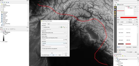 Raster Adding Z Value Vertices From A Point Layer To A Line In QGIS Geographic Information