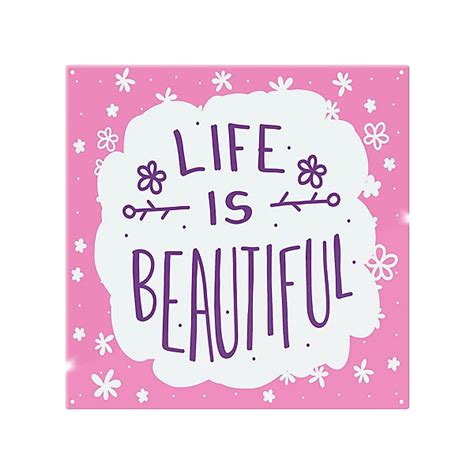 Life Is Beautiful Splash Back Designer Style