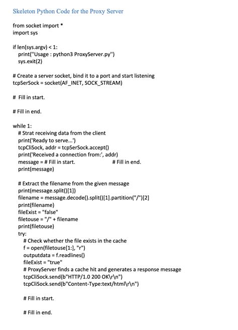 Solved Task1 Developing A Web Proxy Server In This