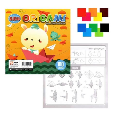Jual Sidu Origami 16x16 Paper Kertas Origami Lipat Sukung Sinar Dunia