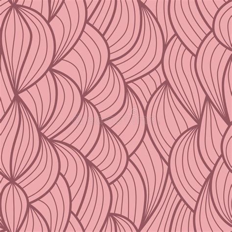 Vector Natural Seamless Calming Pattern Stock Illustration
