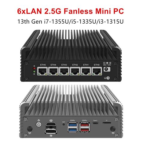 Th Th Gen Fanless Mini Pc Usb I U I U I U Intel X I V Lan Firewall