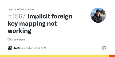 Implicit Foreign Key Mapping Not Working · Issue 1567 · Typicodejson