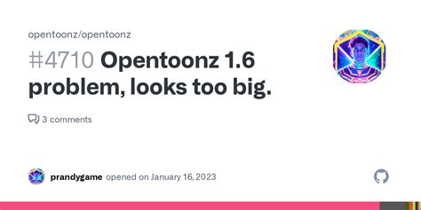 Opentoonz 16 Problem Looks Too Big · Issue 4710 · Opentoonz